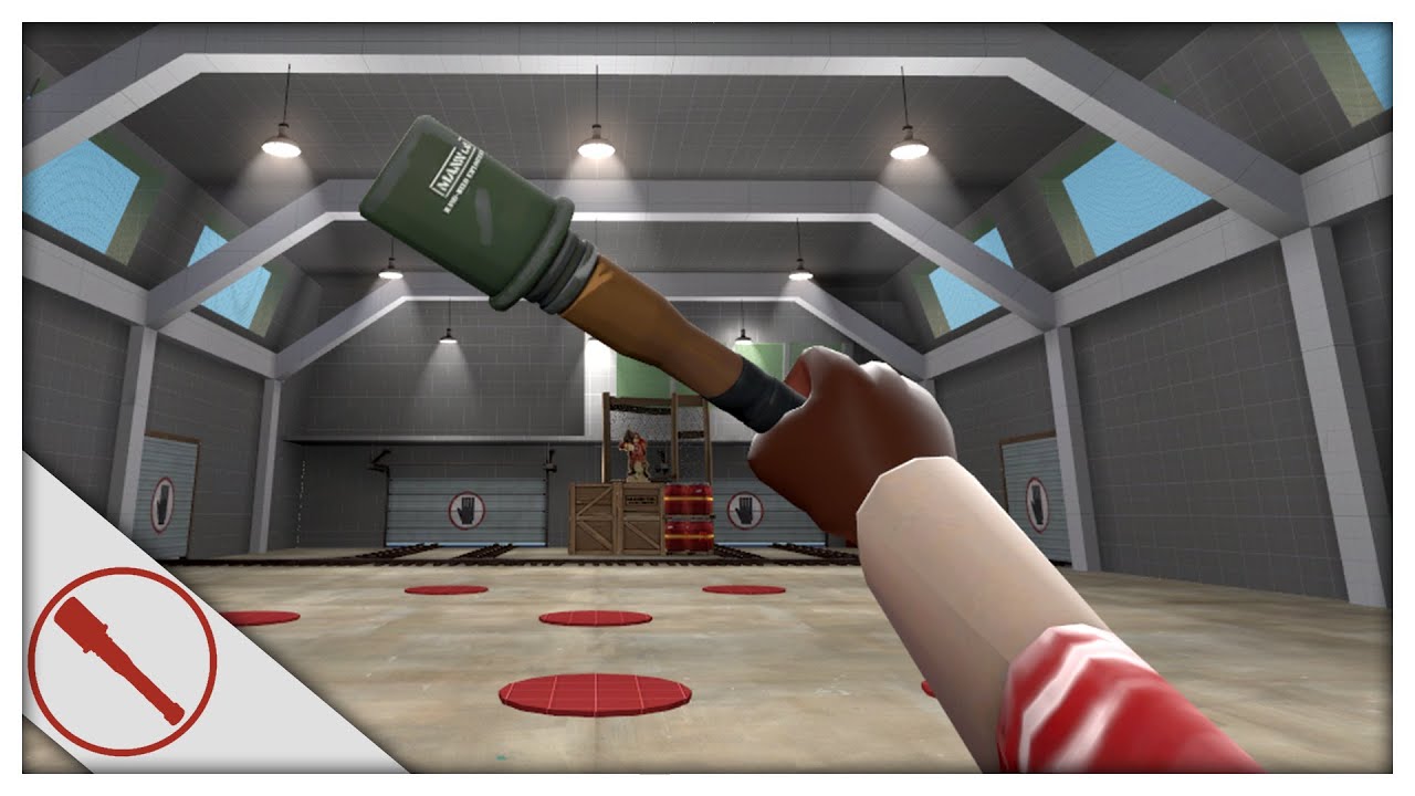 [TF2] Joke Weapon Demonstration - The Tossable Caber - YouTube