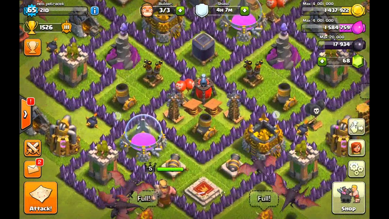 //PP// Clash of Clans - TH 7 MAX! A JAK DÁL POKRAČOVAT? (útoky, ukázky ...