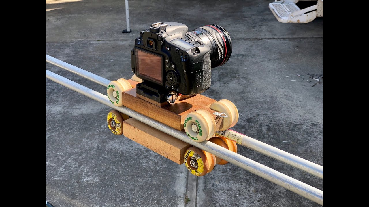 Motorized time lapse slider rail - YouTube