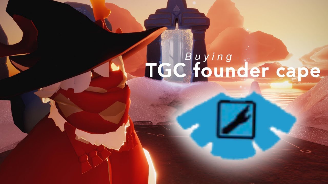 Buying TGC founder cape |Sky: Children of The Light |!! Office spoiler ...