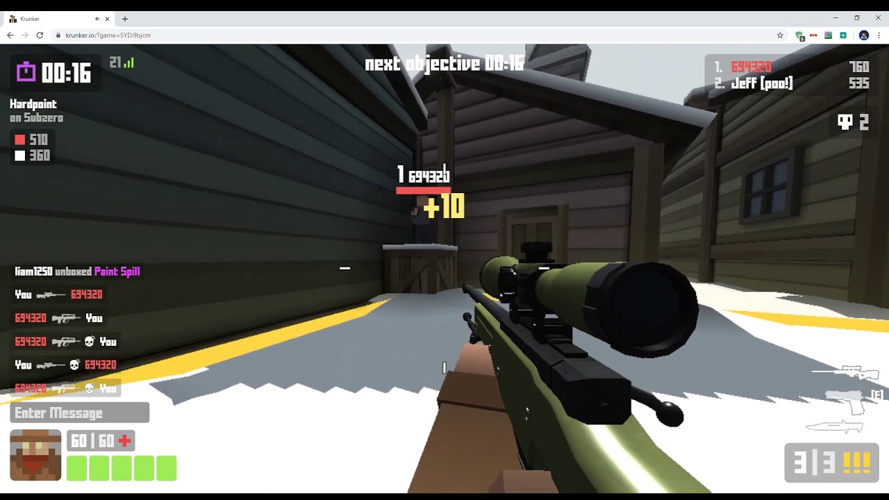 Krunker.io Sniper Montage - YouTube