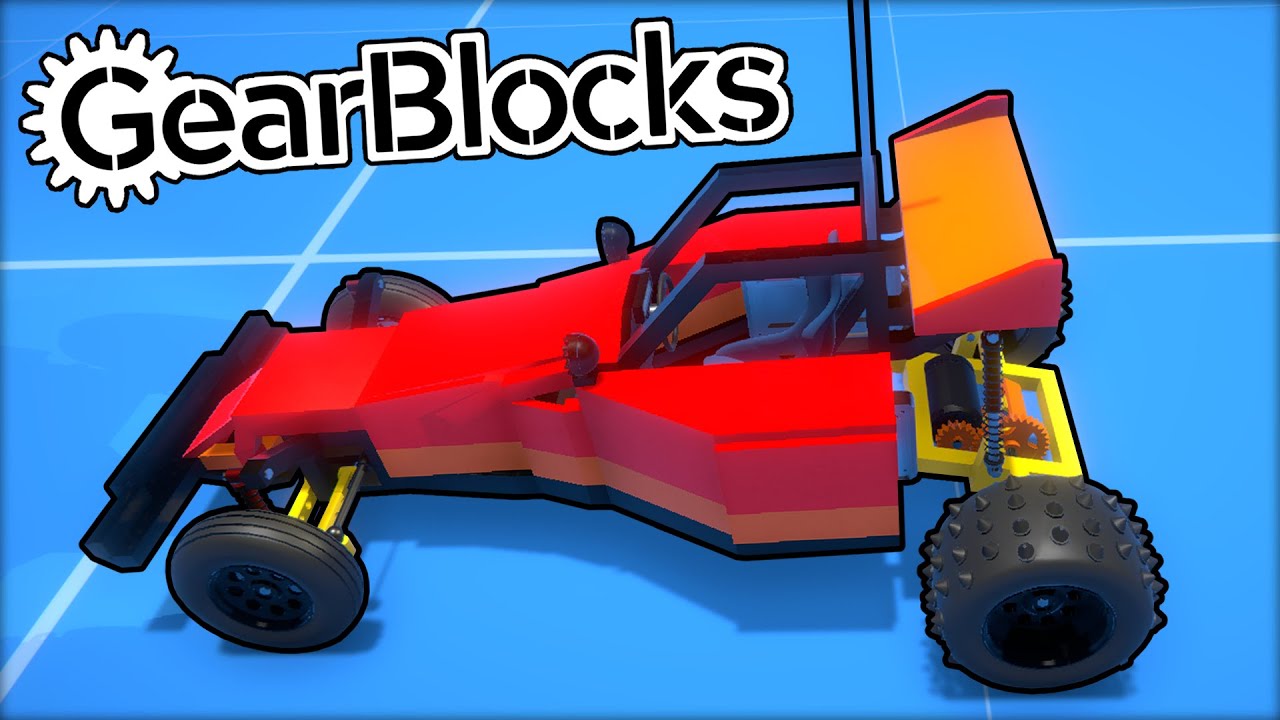 Building a Mechanical Dune Buggy With Suspension and a Differential in GearBlocks! - YouTube