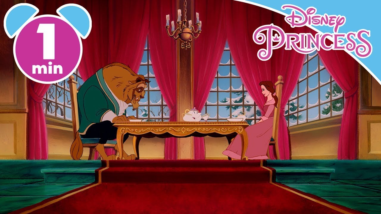 Beauty & The Beast | A Lesson on Table Manners | Disney Princess - YouTube