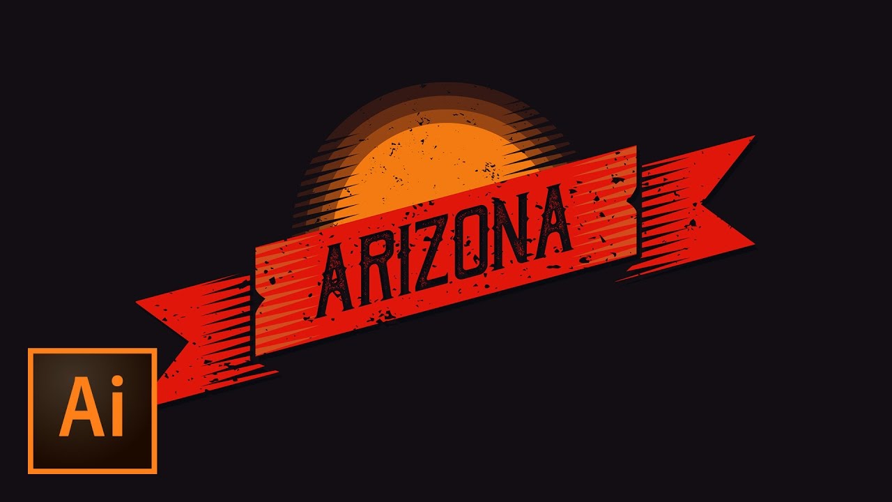 Make A Beautiful Grunge Retro Ribbon Illustrator Tutorial YouTube Make A Beautiful Grunge Retro Ribbon Illustrator Tutorial YouTube