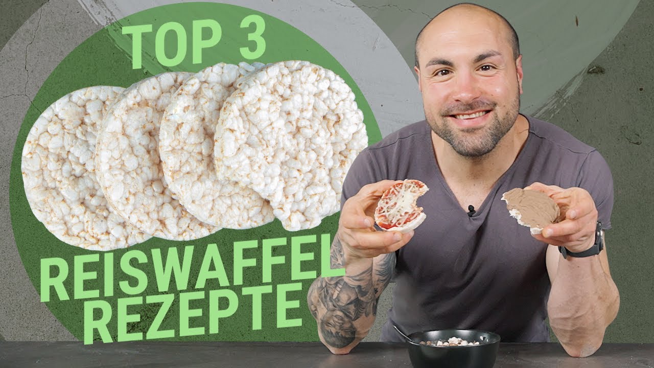 Drei einfache Snacks I Rezepte mit Reiswaffeln - YouTube