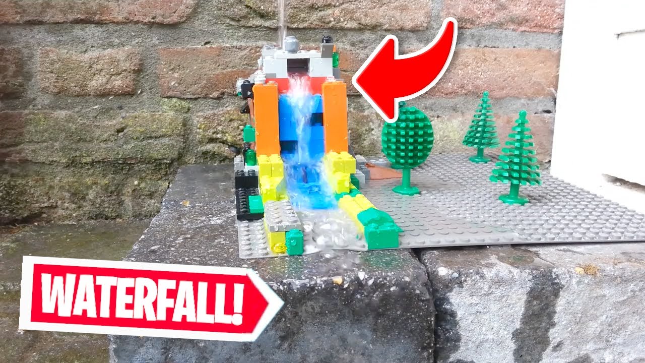 Lego Waterfall - YouTube