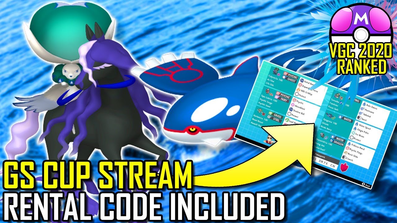 CALYREX SHADOW RIDER TEAM - GS CUP Tournament Stream - Pokemon Sword ...