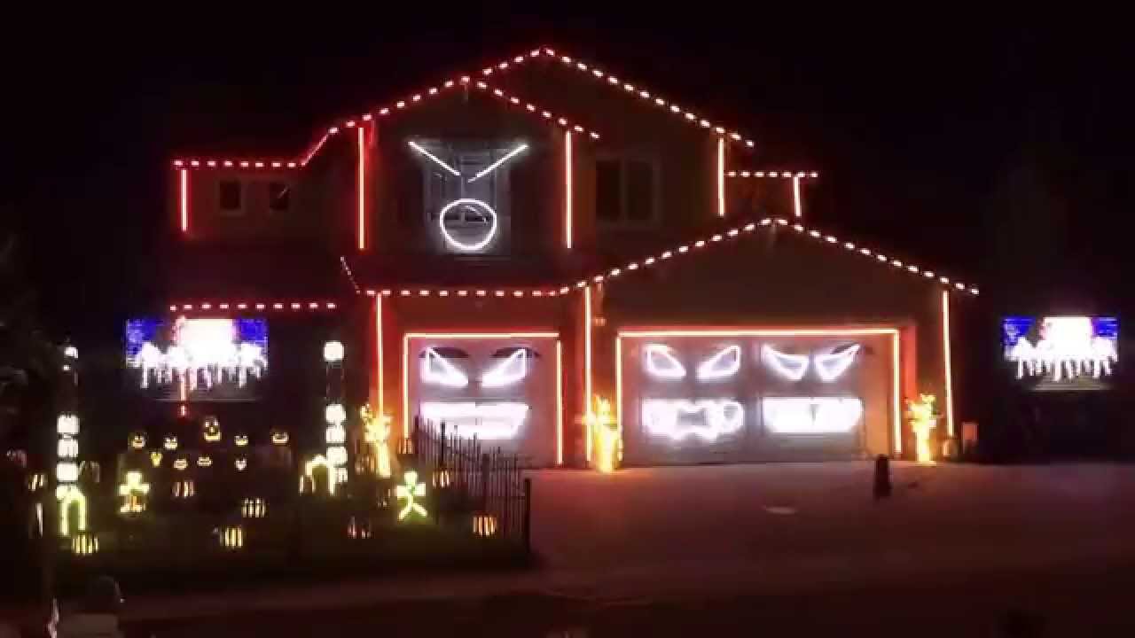 Riverside Halloween Light House - Thriller, Michael Jackson. HD - YouTube