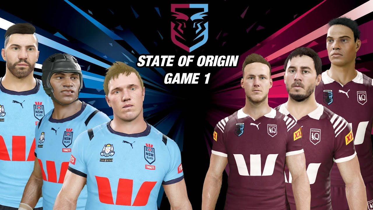 State of Origin Game 1 Simulation 2024 - YouTube