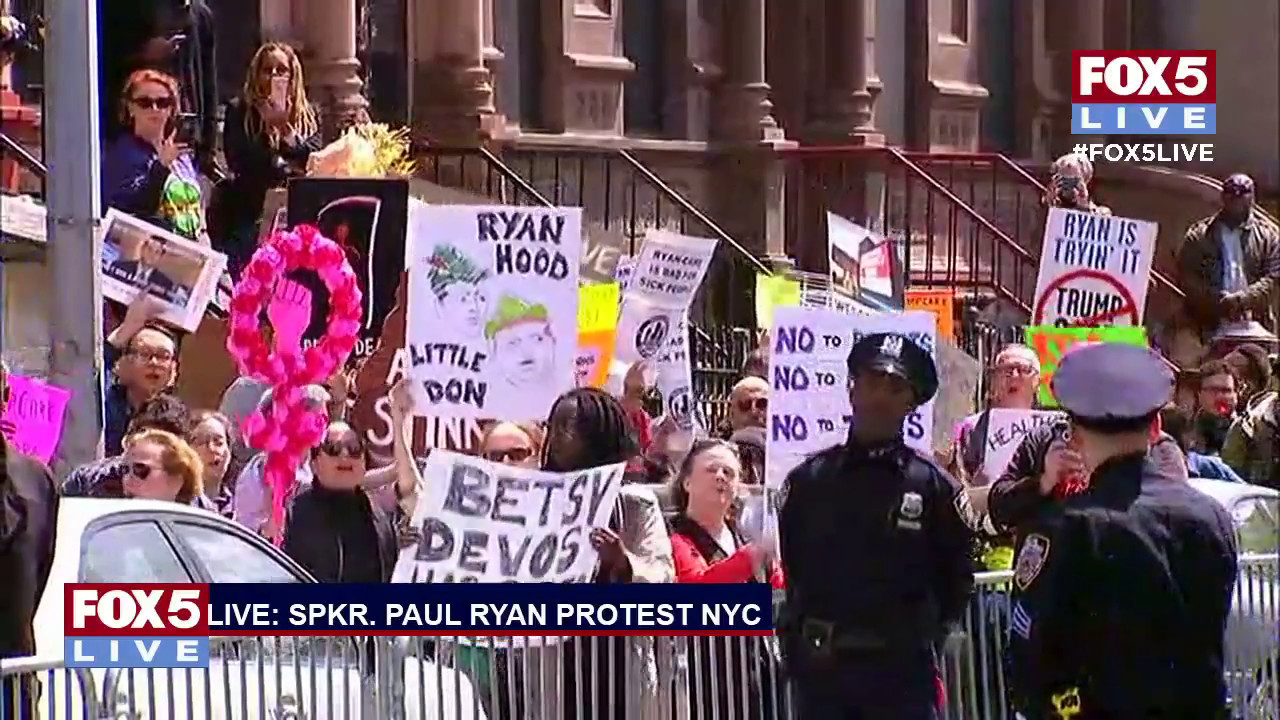 FOX 5 LIVE (5/9): Paul Ryan protest in NYC; DMV public officials on ...