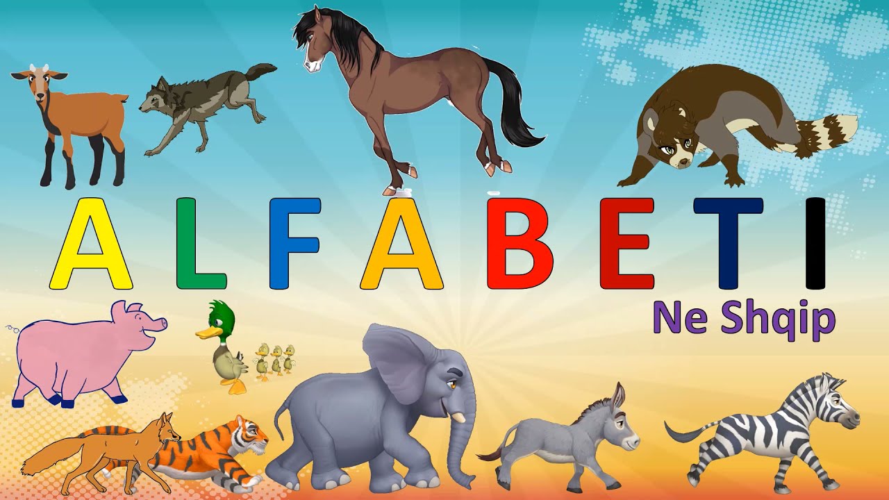 Alfabeti ne Shqip - 36 Shkronjat e Alfabetit Shqip | 3D Animation - YouTube