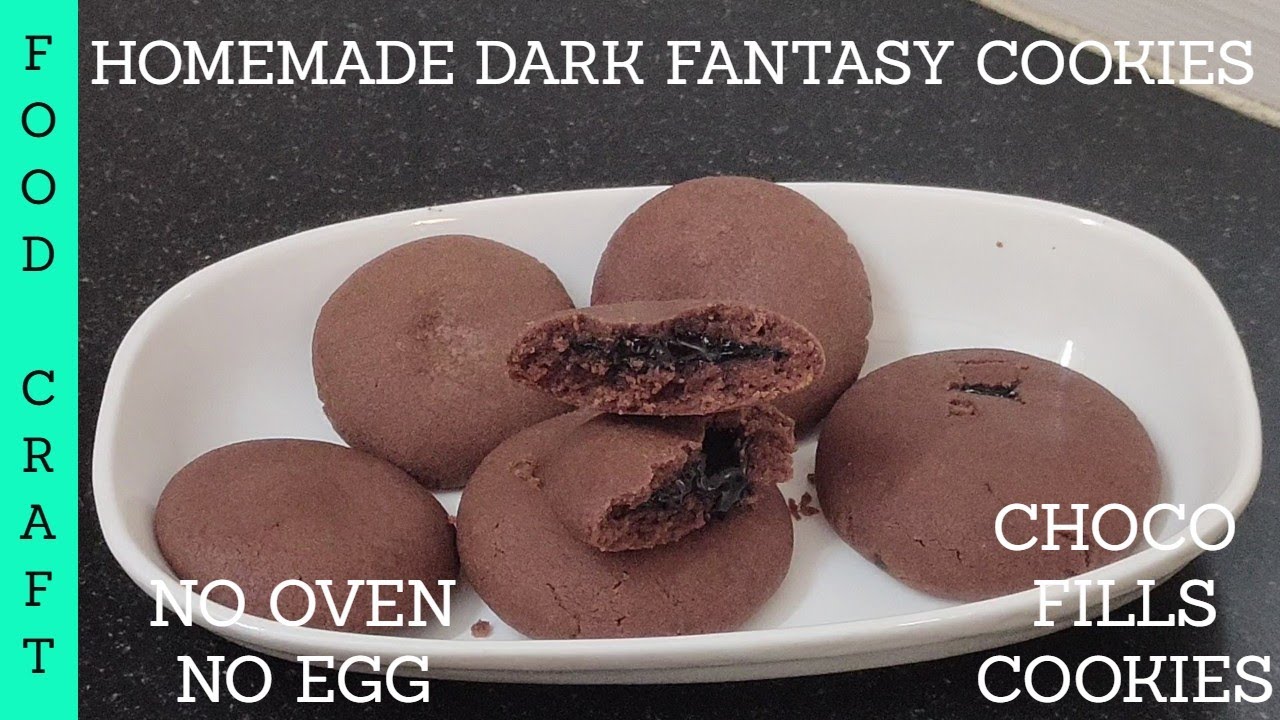 Homemade Dark Fantasy | Choco Fills Cookies | Eggless Choco Fill ...