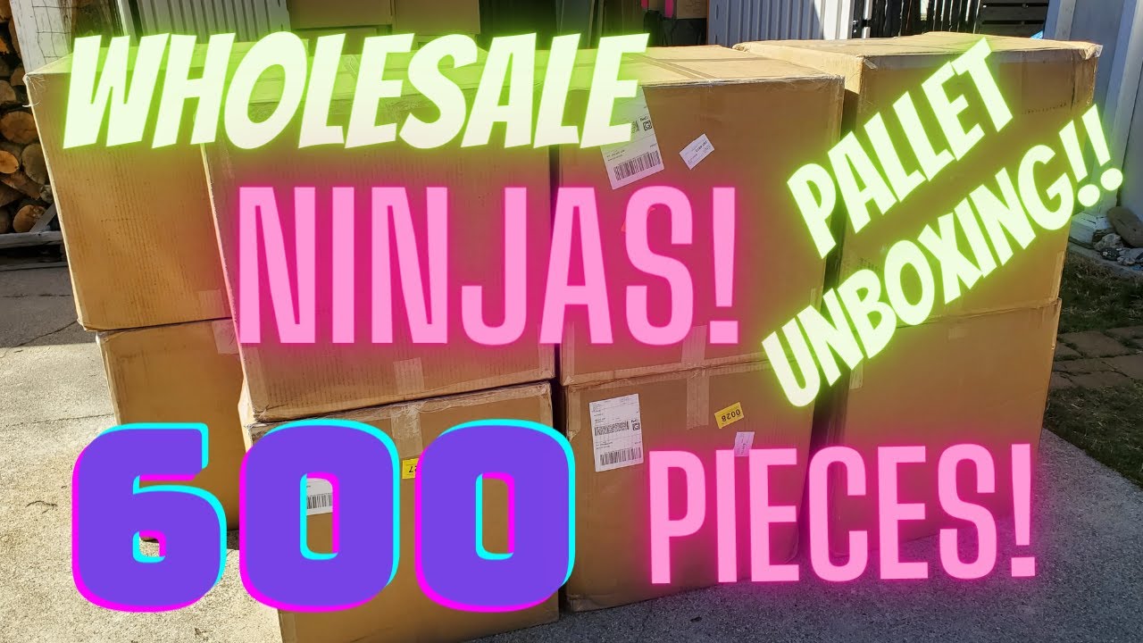 Wholesale Ninjas Pallet Unboxing: CVS General Merchandise - YouTube