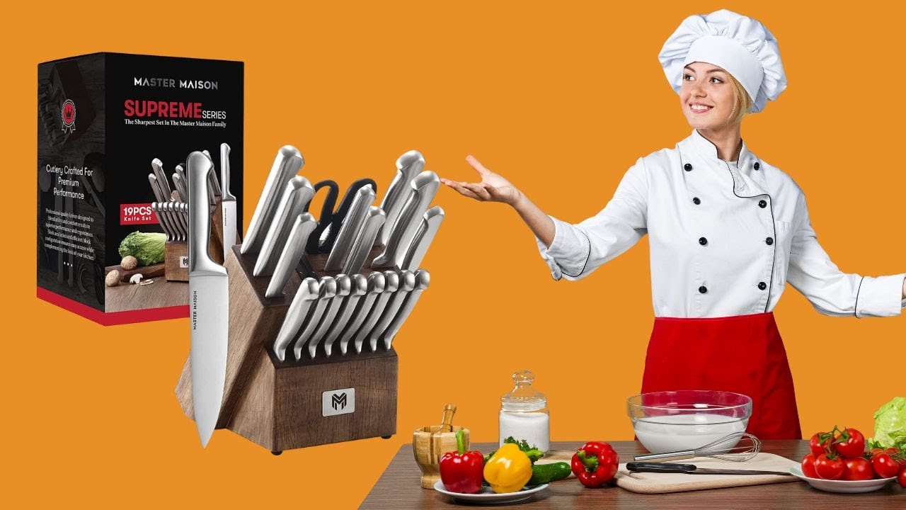 Chef Up Your Kitchen! Unboxing the Master Maison Premium Knife Block ...
