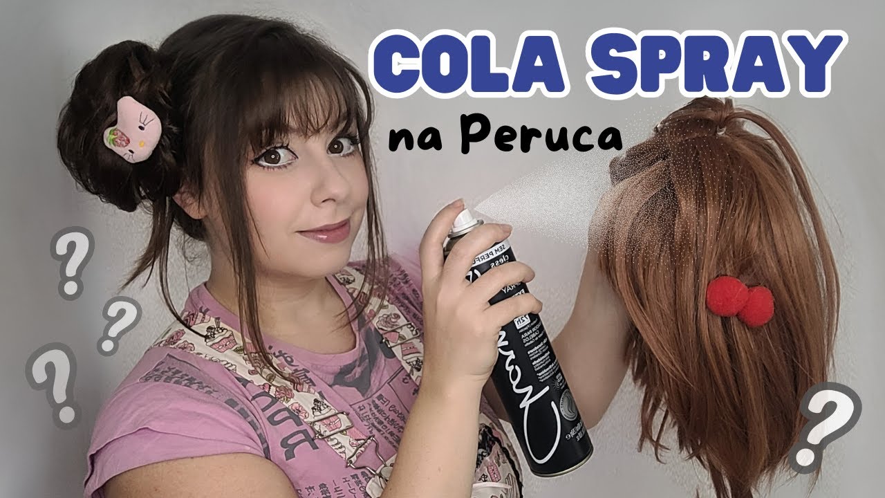 6 COLAS em SPRAY pra usar nas Perucas (Testes e Dicas) - YouTube