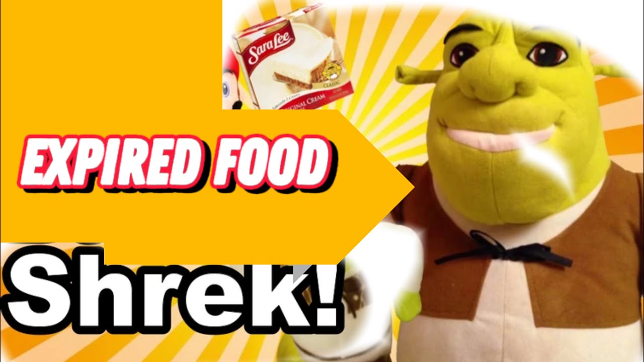 Shrek eats, expired food - YouTube