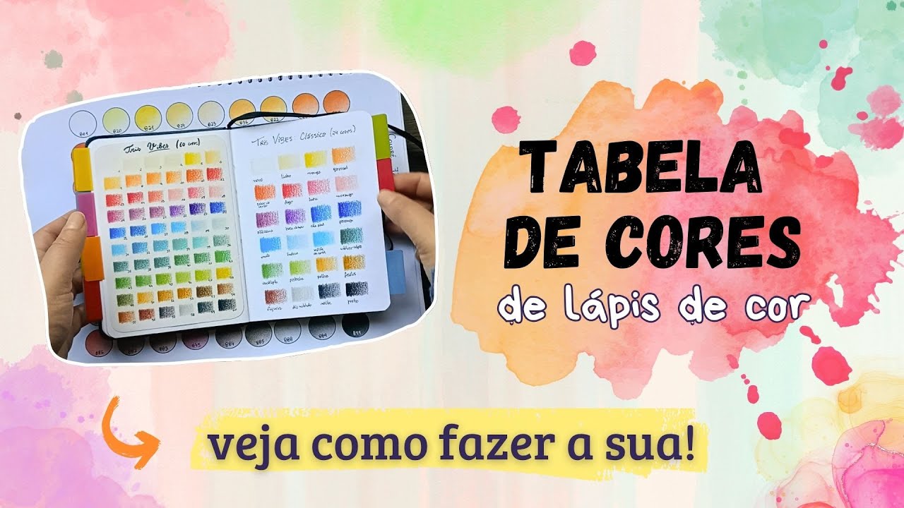 Como montar sua TABELA DE CORES | inspiração + tutorial! - YouTube
