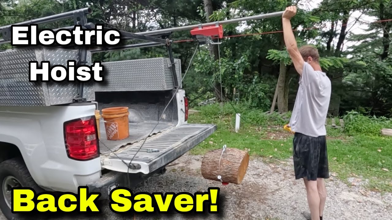 Harbor Freight Electric Hoist - YouTube