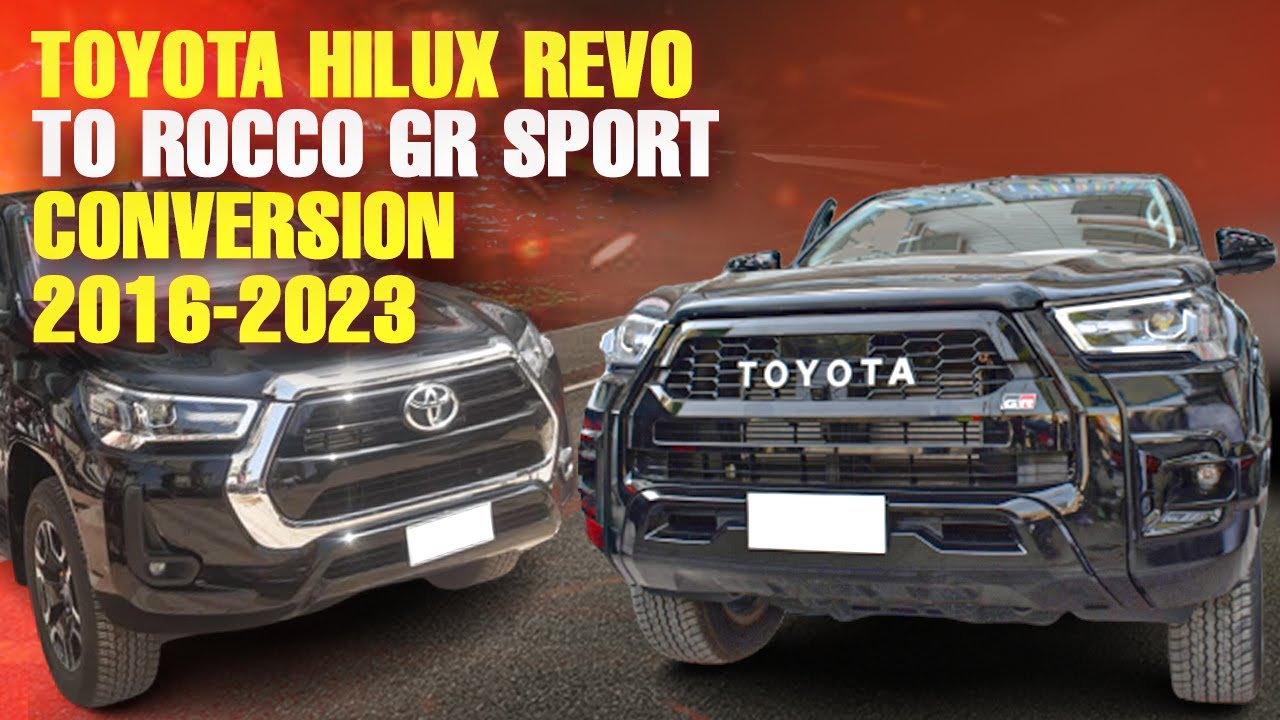 Toyota Hilux Revo To Rocco GR Sport Conversion 2016-2023 (After ...