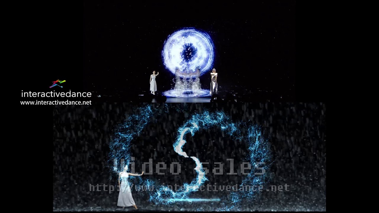 Drop dance shadow dance interactive dance performance LED video for ...