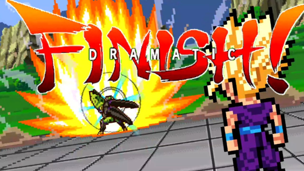 Dragon Ball z legends Dramatic finish CELL VS GOHAN SS2 #zlegends - YouTube
