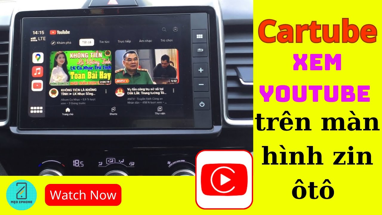 Chia sẻ cách xem Youtube trên oto cực đơn giản - YouTube