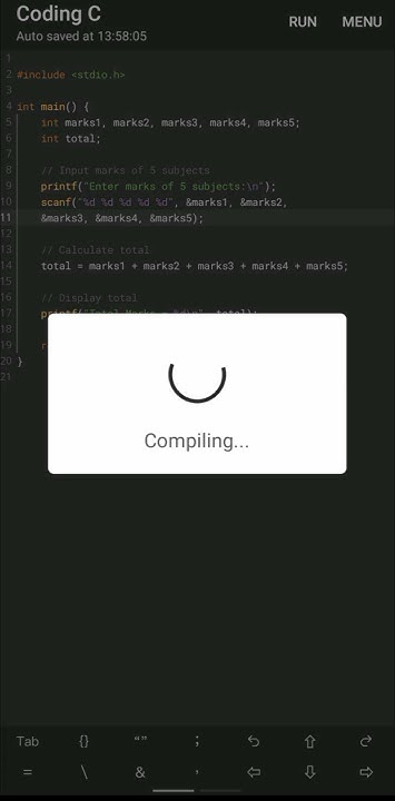 How can we total marks of student in C Language #coding #programminglanguage #clanguage - YouTube