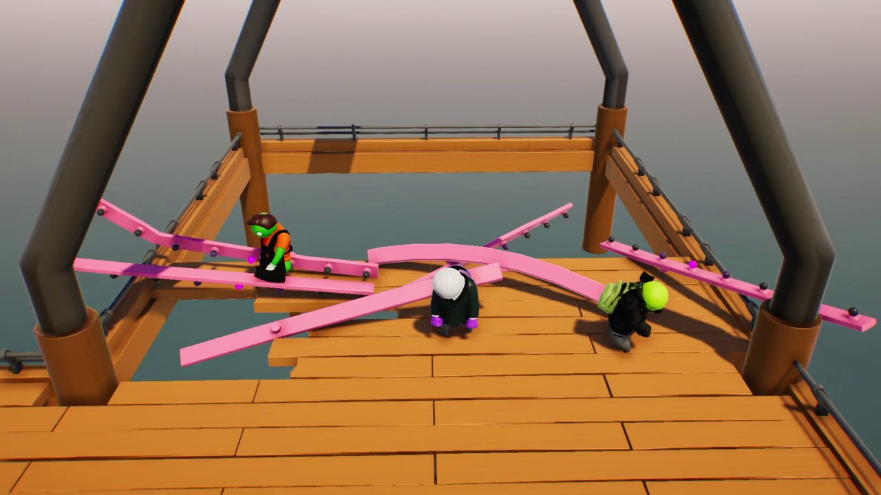 Gang Beasts best ever wheel glitch - YouTube