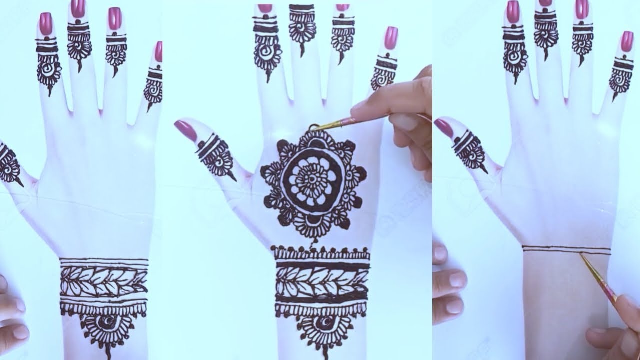 Mehendi fun beautiful girl hands 2022 - YouTube
