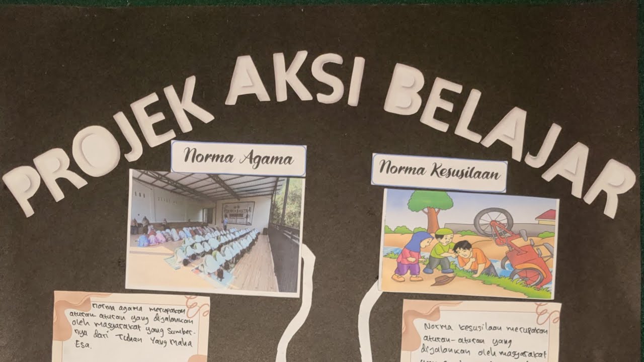 PROYEK AKSI BELAJAR KELAS 5 - MEMBUAT KLIPING TENTANG NORMA-NORMA - YouTube