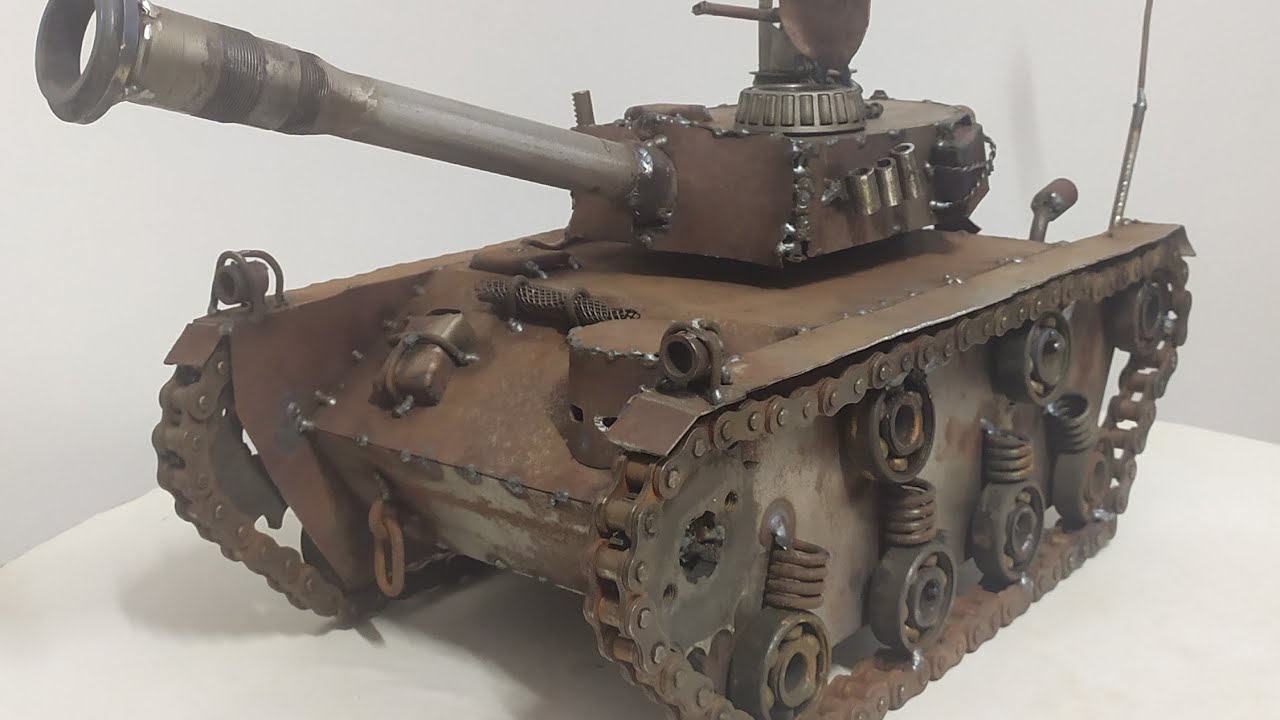 Tanque de guerra feito de sucata de ferro (Tanques y blindados) - YouTube