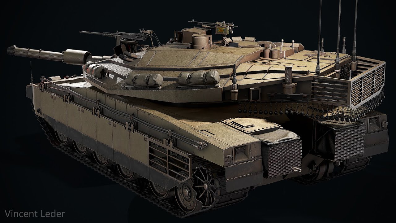 Tank Mercava 4M обзор - YouTube