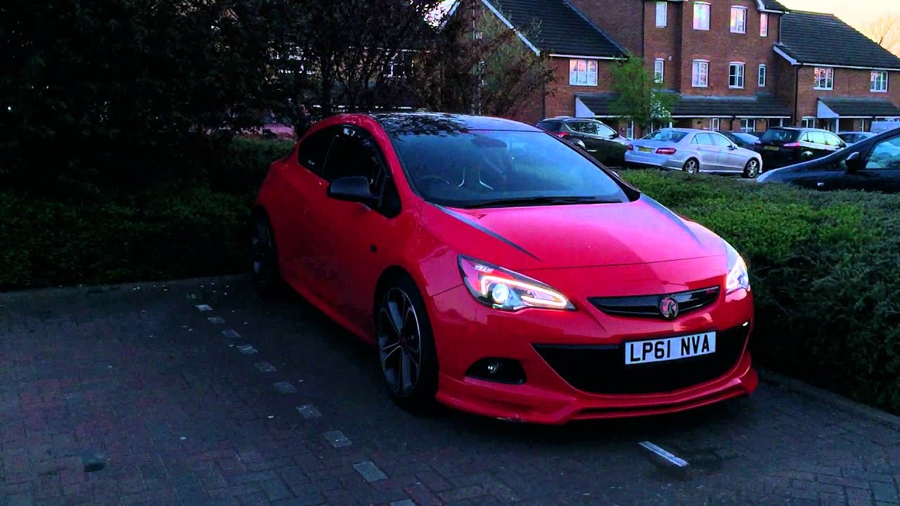 Custom Astra GTC headlights - YouTube