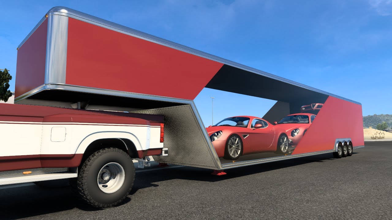 FORD F350-HOT SHOT-TRUCKING -AMERICAN TRUCK SIMULATOR MODS - YouTube