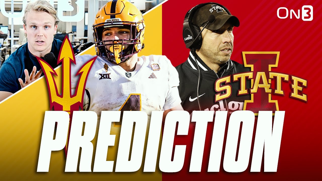 Big 12 Championship Arizona State Sun Devils vs Iowa State Cyclones ...