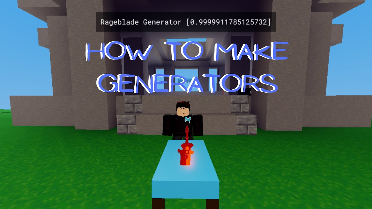 How to spawn generators (roblox bedwars) - YouTube