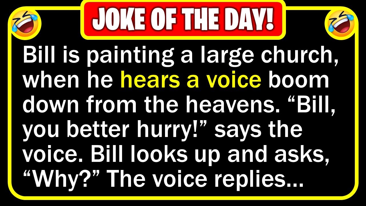 🤣 BEST JOKE OF THE DAY! - There was a painter by the name of Bill, who ...