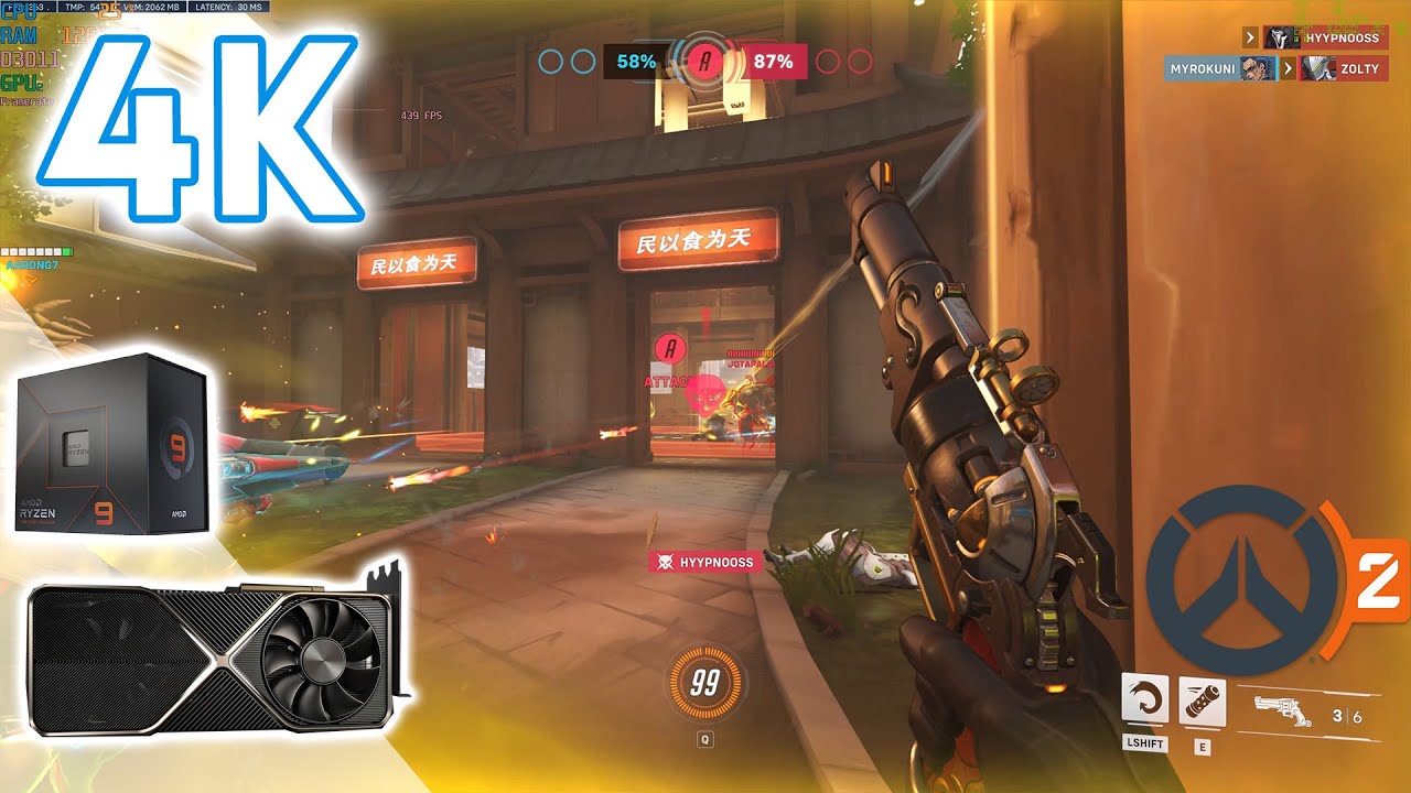 Founders RTX 4080 - Overwatch 2 4K Ultra Settings Benchmark [Ryzen 9 ...