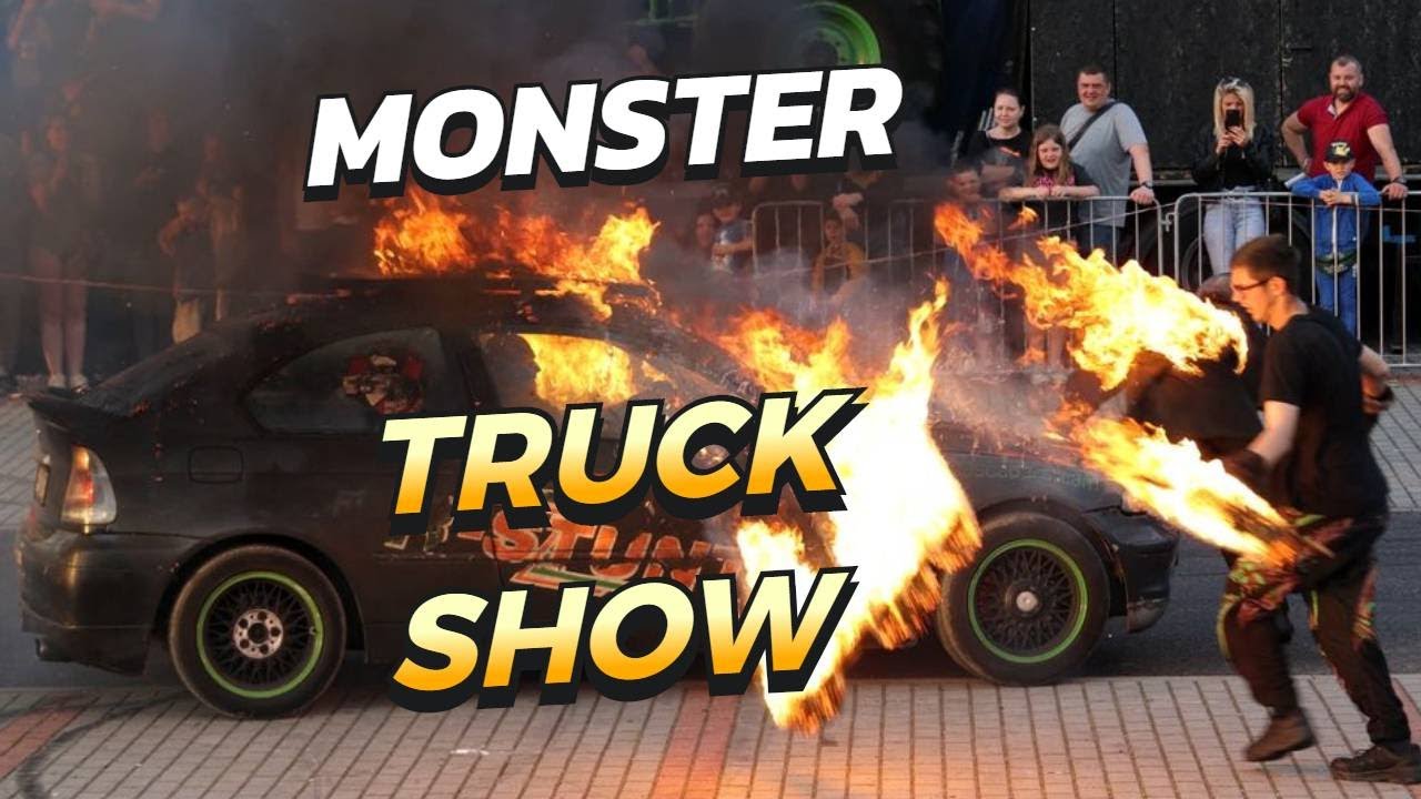 MONSTER TRUCK SHOW - Car acrobatics - YouTube