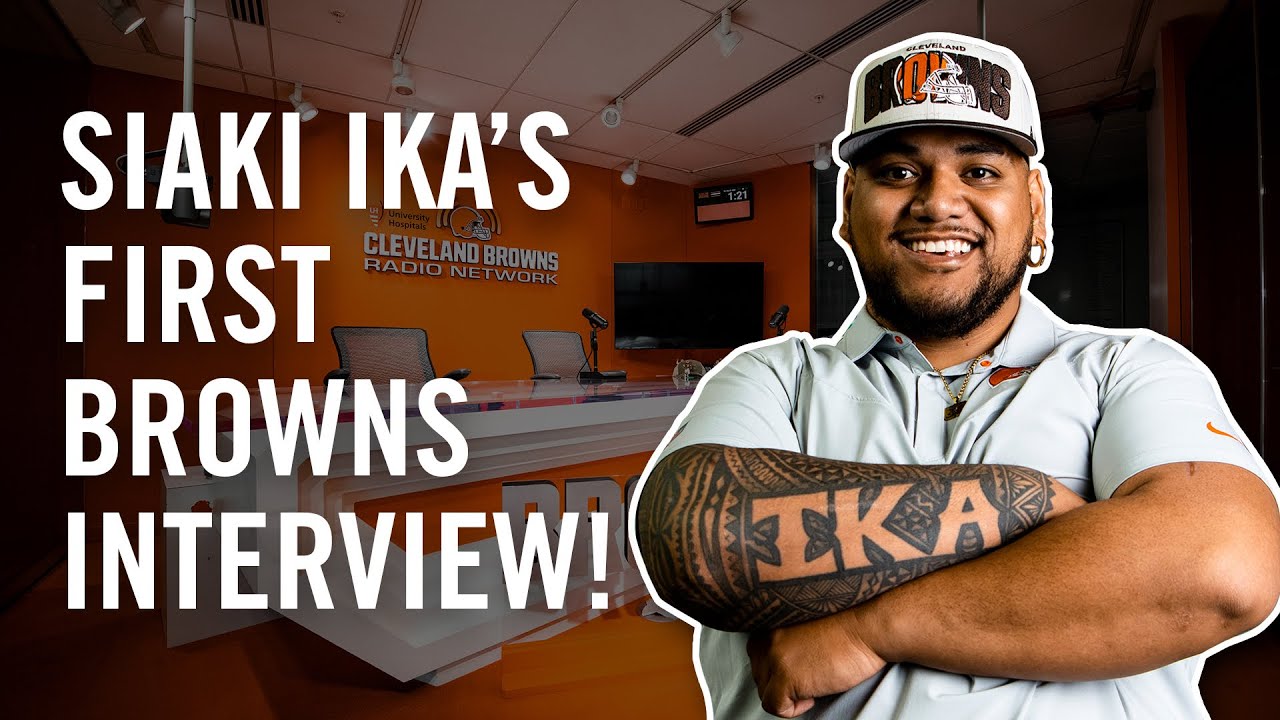 Siaki Ika's Exclusive First Interview in Studio with the Cleveland ...