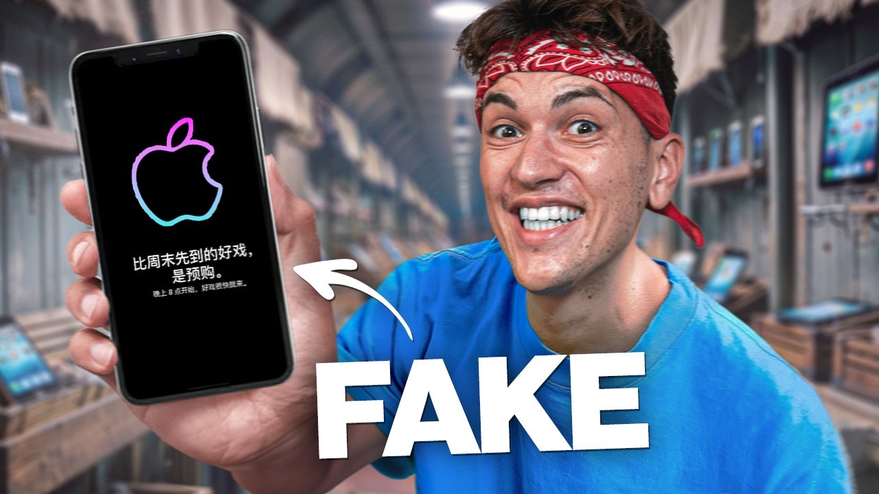 COMPRO TUTTI I PRODOTTI APPLE FAKE dal MERCATO NERO - YouTube