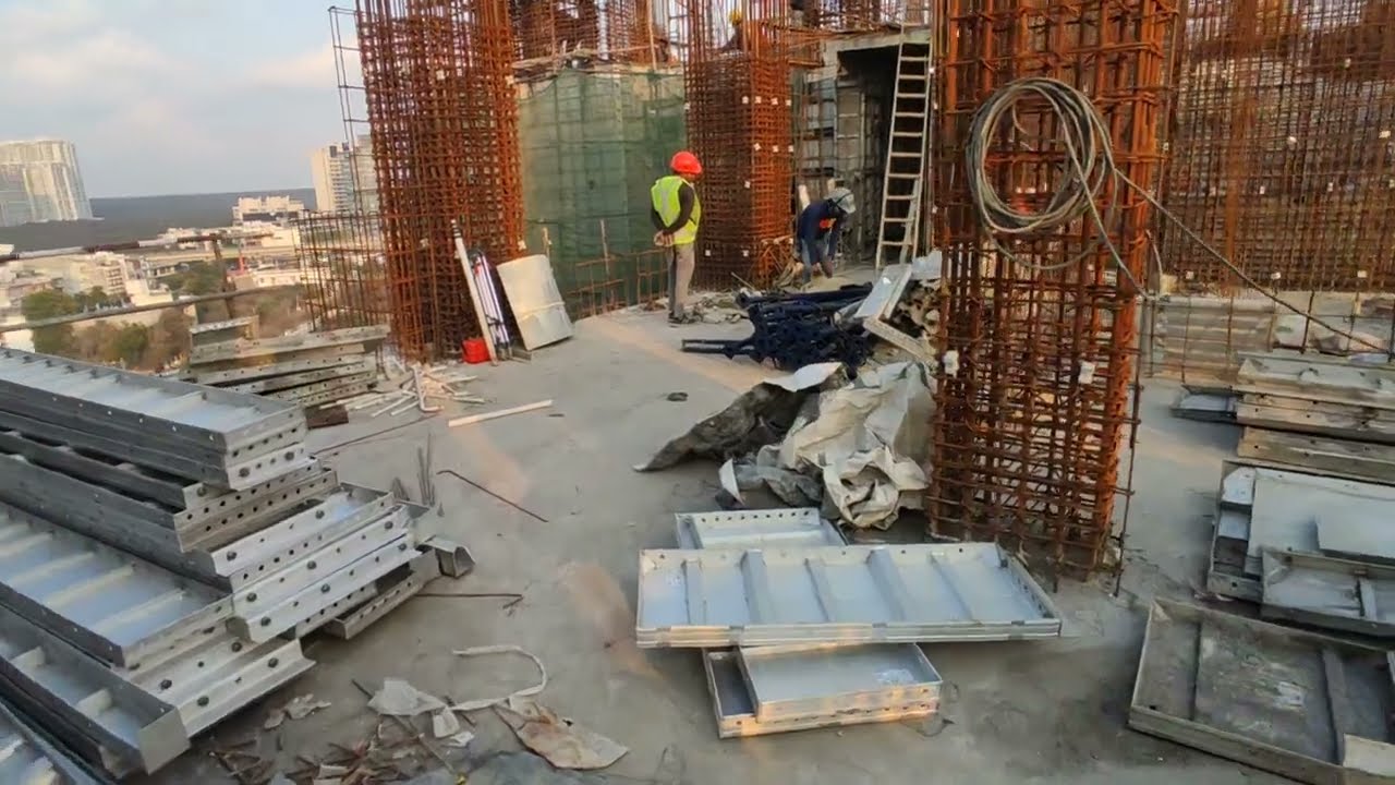 Mivan Shuttering Process | NSW wall | Columns | Method| Process of ...