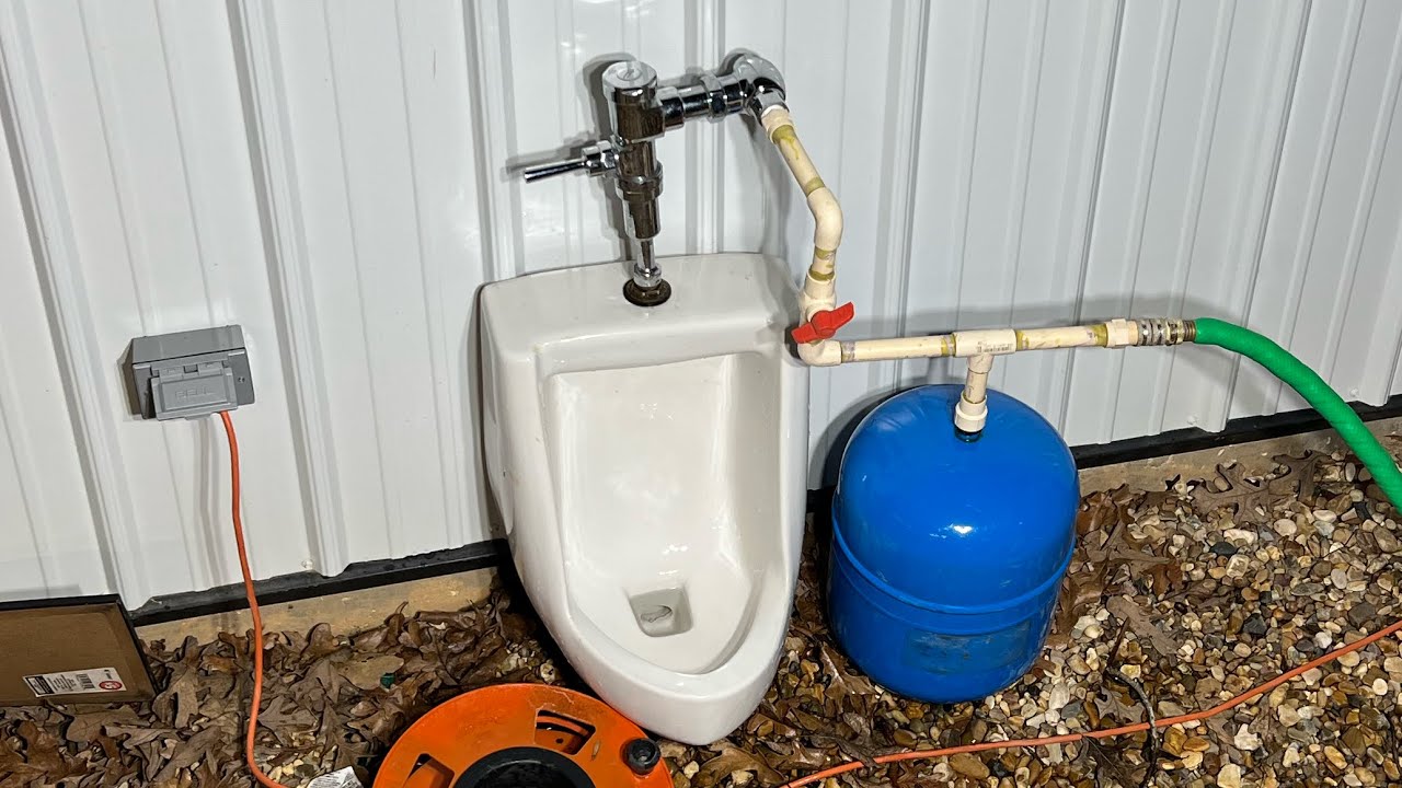 2002 Gerber Clinton Urinal Flushes! - YouTube