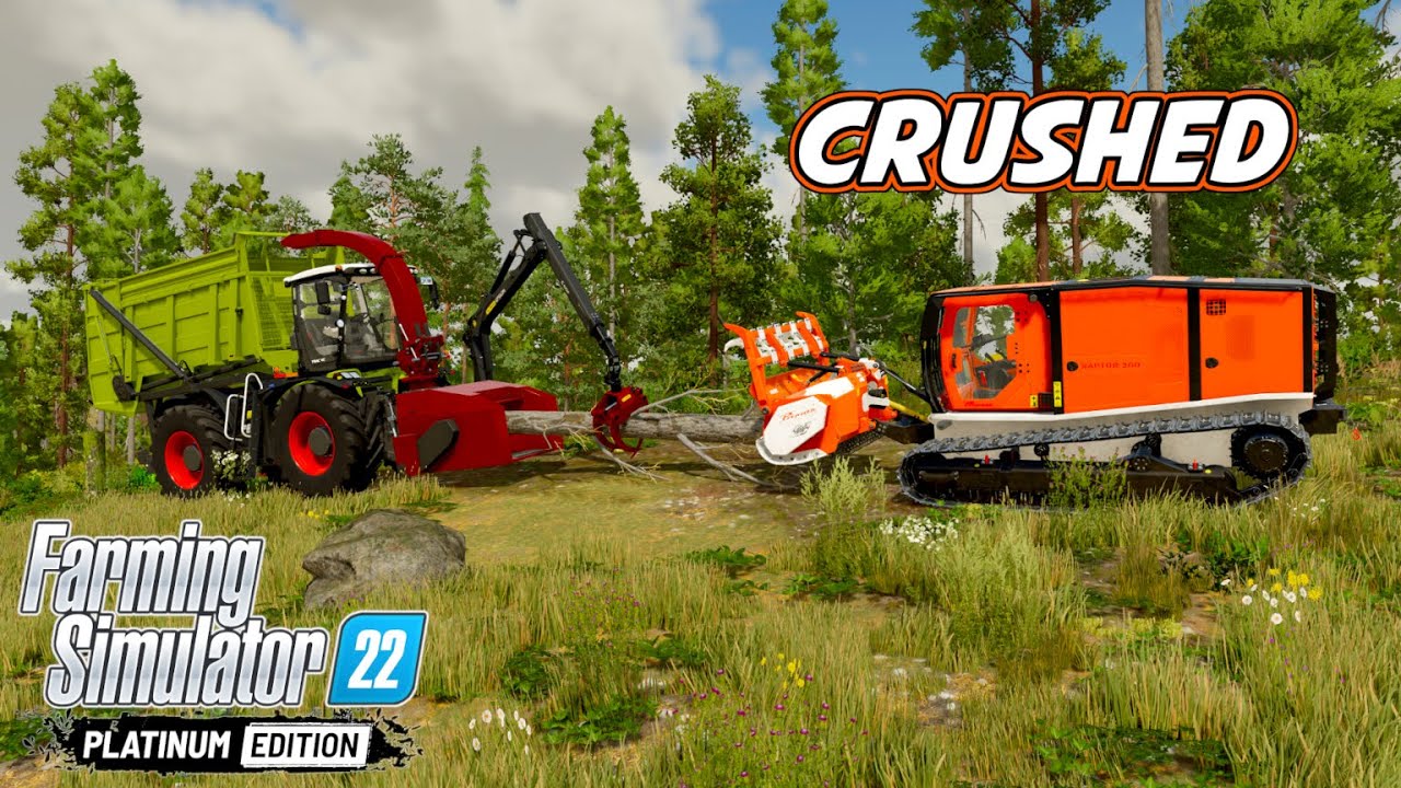 Clearing Deadwood And Brush With New Mods | Farming Simulator 22 - YouTube