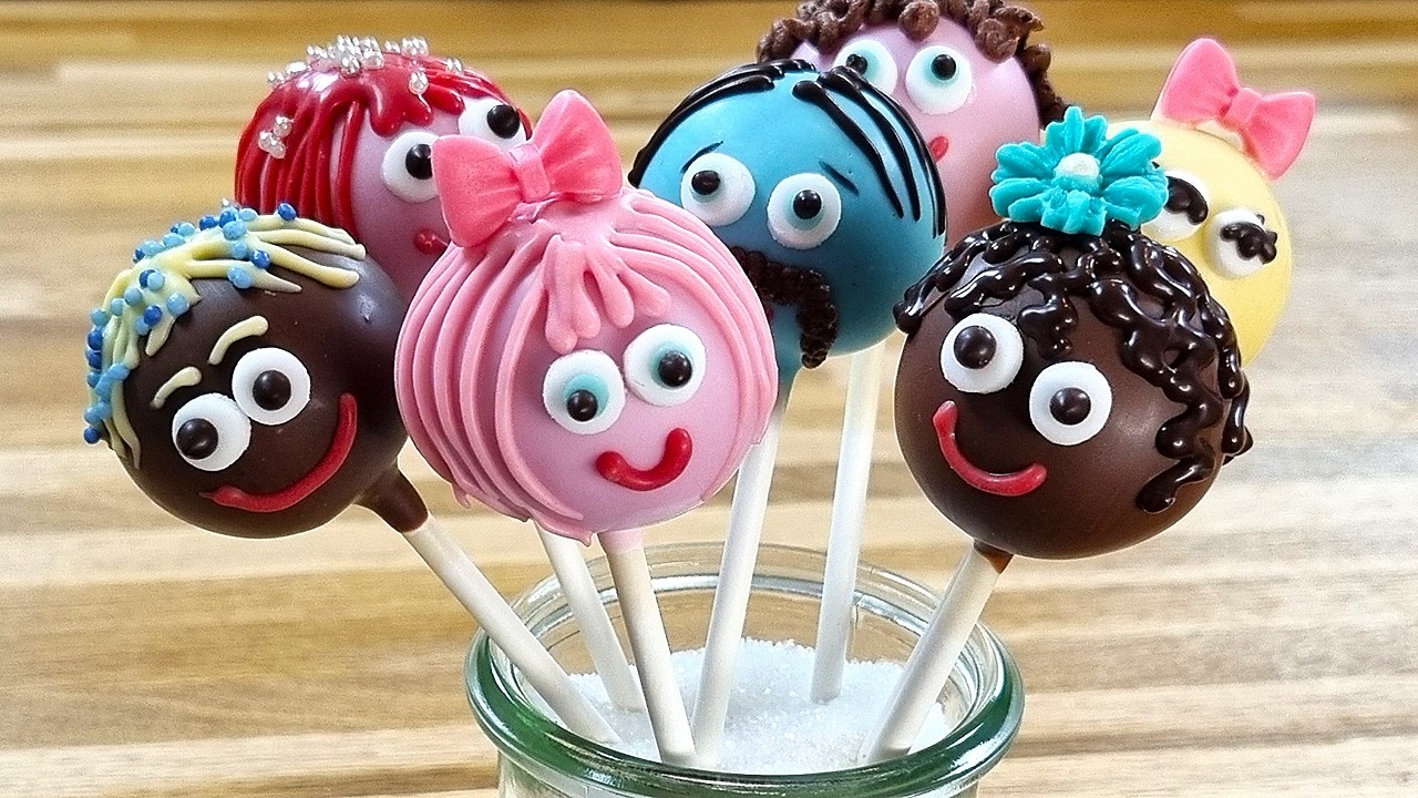 Cake pops Character for Parties🎉EASY Cake pops Recipe - YouTube