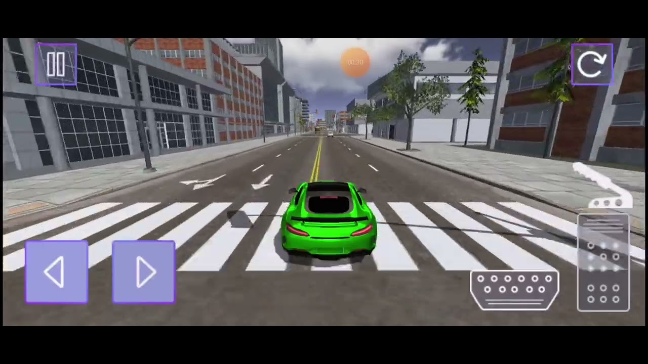 Green colour Lamborghini Aventador racing drifting simulator Android ...