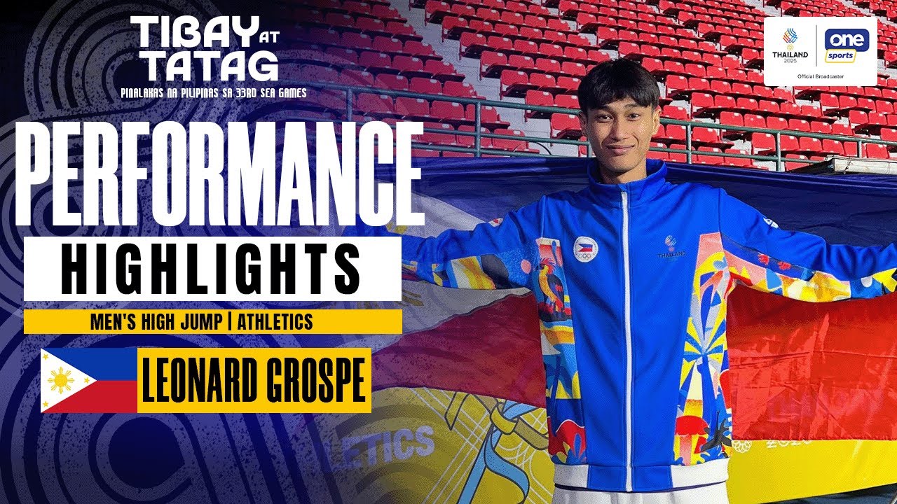 Leonard Grospe's BRONZE-CLINCHING LEAP in men's high jump | HIGHLIGHTS ...