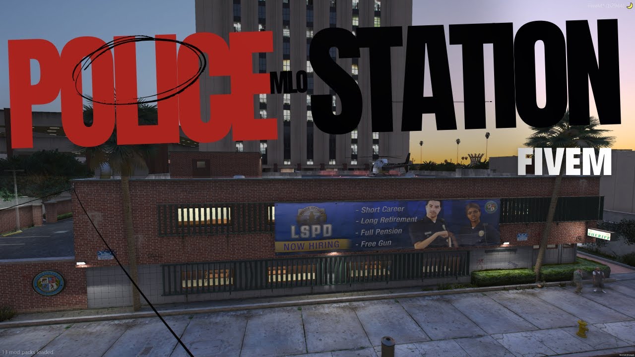 FiveM Davis Police Station Mlo | FiveM MLO - YouTube