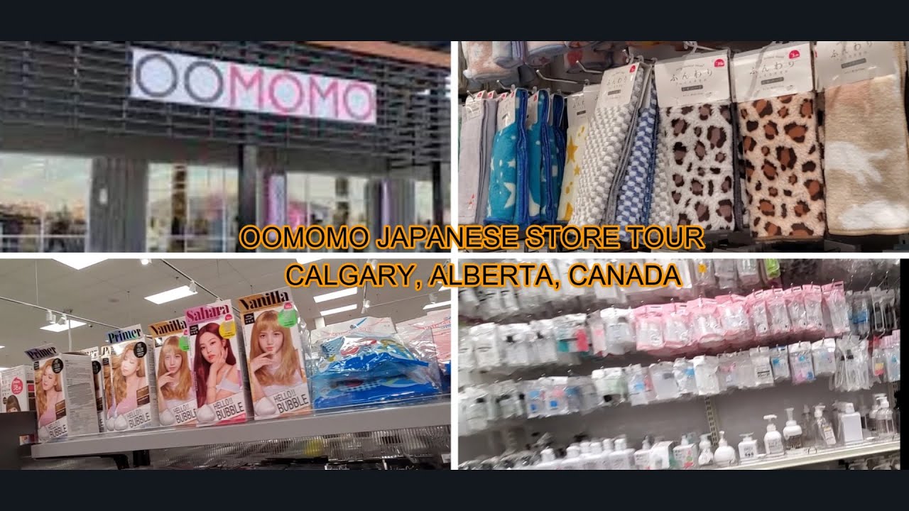 OOMOMO JAPANESE STORE TOUR, CALGARY, ALBERTA, CANADA - YouTube