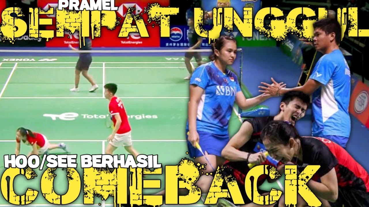 SEMPAT UNGGUL || HOO PANG RON/YEE SEE v PRAVEEN JORDAN/MELATI D ...
